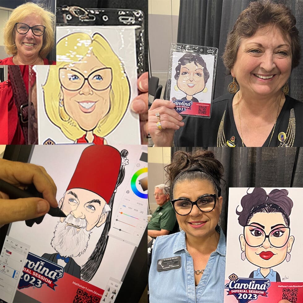 NC Artist- Eric Melton | Trade Show Caricatures