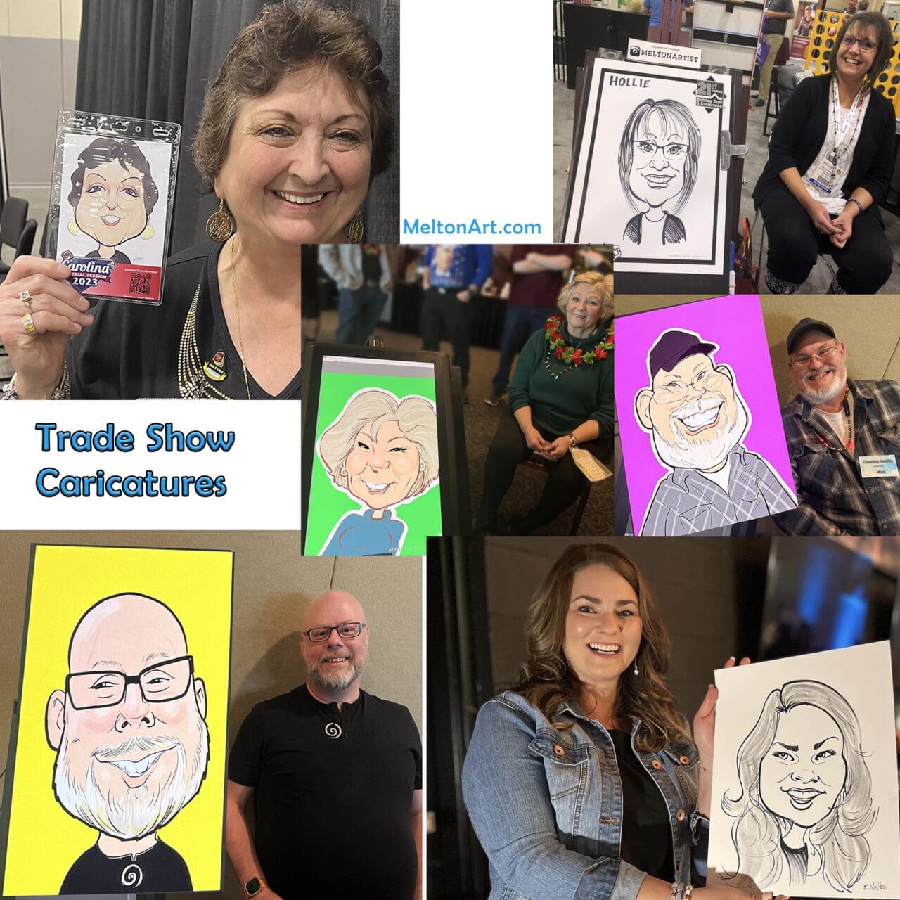 NC Artist- Eric Melton | Trade Show Caricatures